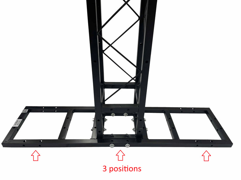 Truss Stand Cedarslink 10x40 Base For Square 8x8 Black Trussing Box ...