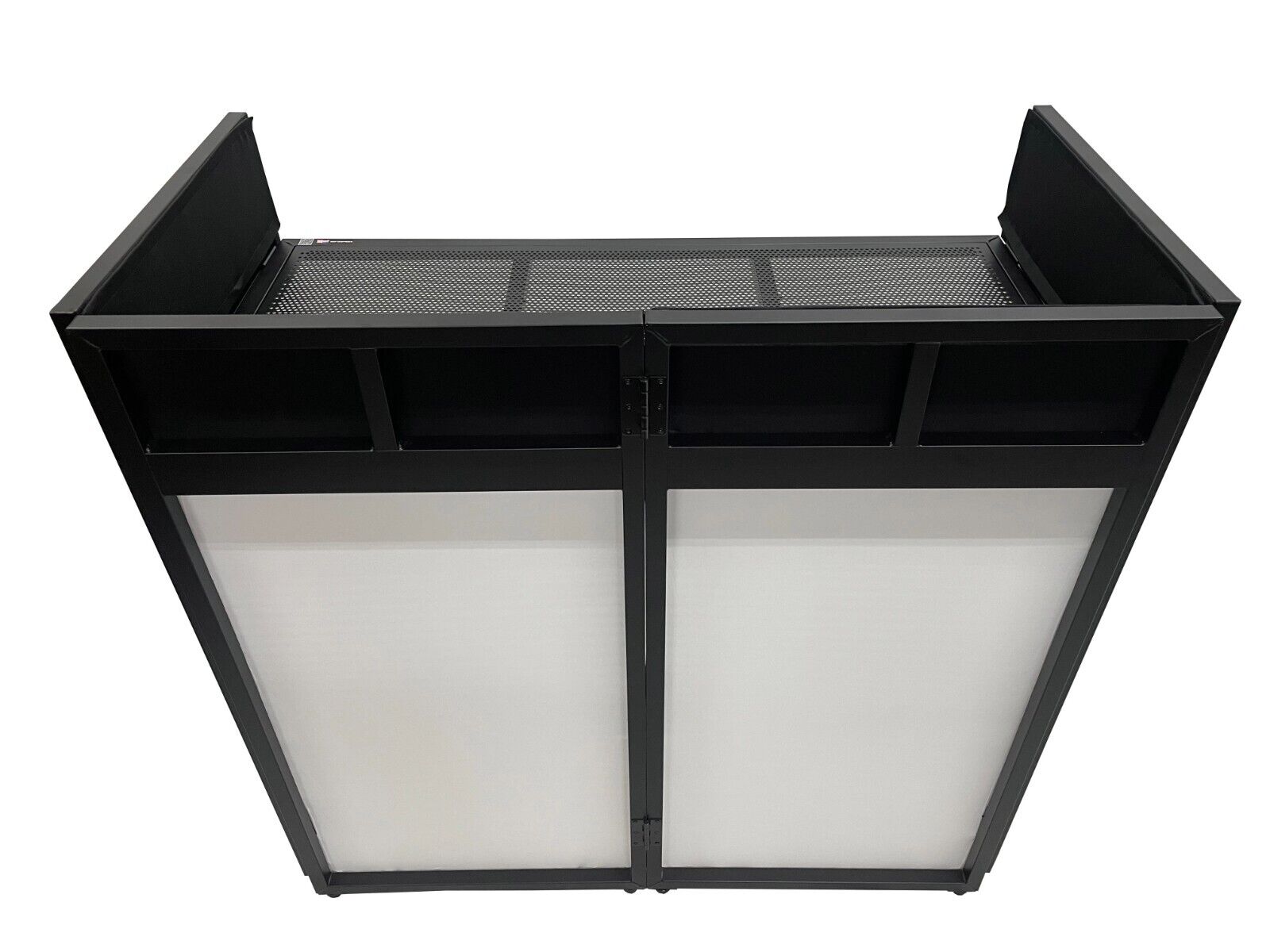 Cedarslink BEAST-8 Large 46" Wide DJ Event Facade White/Black Scrim Bo ...