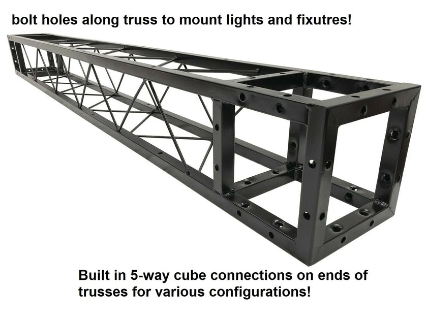 Trade Show Booth, Trusses DJ Stage 9ft X 8.5ft Metal Truss box Trusses ...