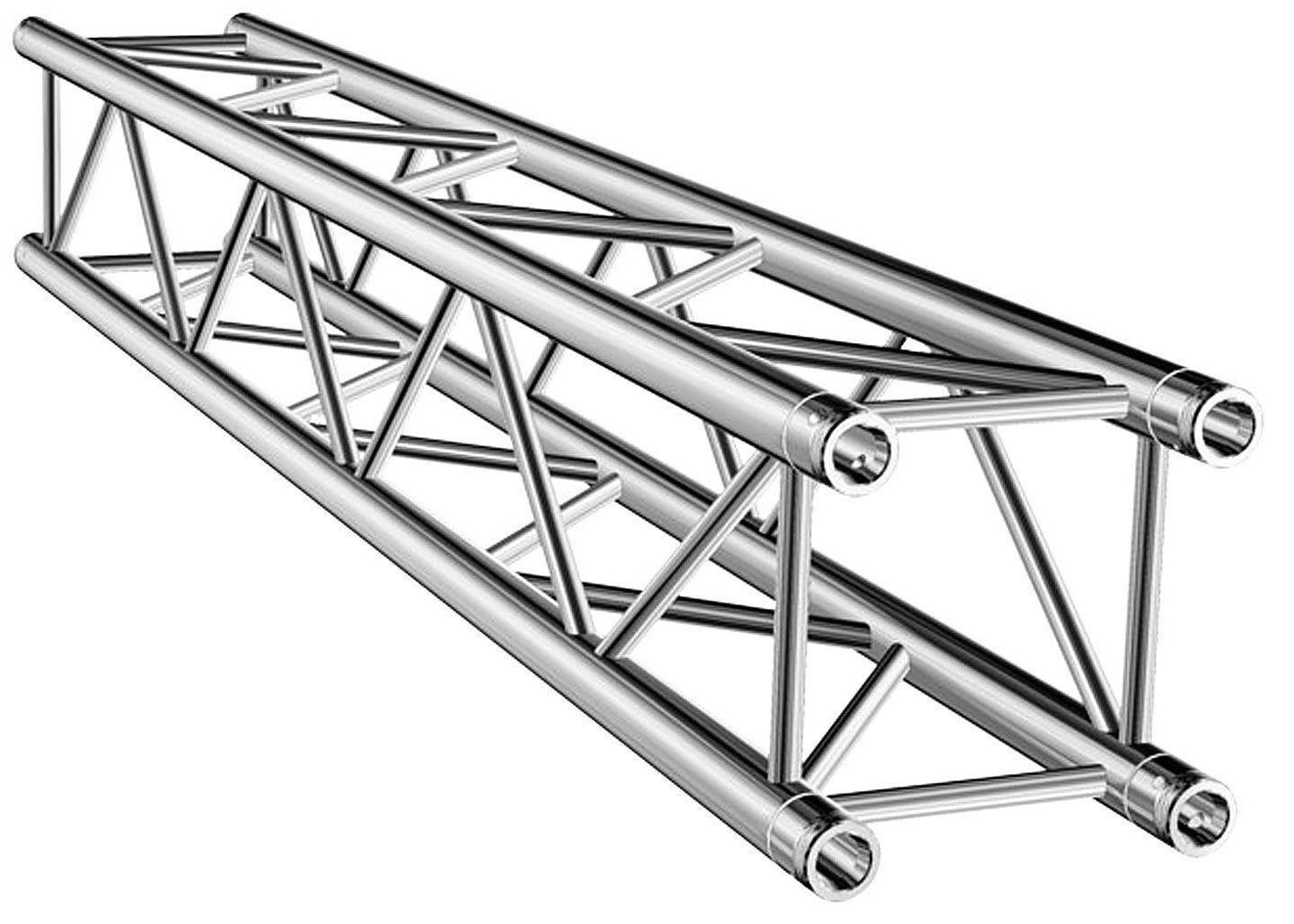Two (2) Totem 2m 6.56ft Aluminum Square Truss Tower Base +Scrim Vertic ...