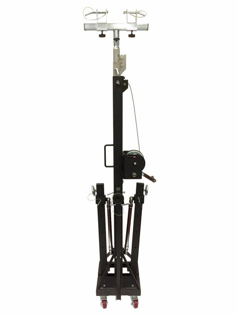 Two 17' Crank Up Stands With Three 6.56' Square Aluminum Truss Segment ...