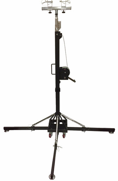 Two 17' Crank Up Stands With Three 6.56' Square Aluminum Truss Segment ...