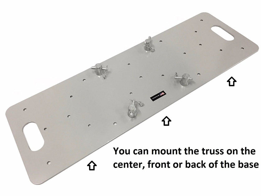 Complete 16.5 ft Square Aluminum Double Truss Goal Post Lighting Syste ...