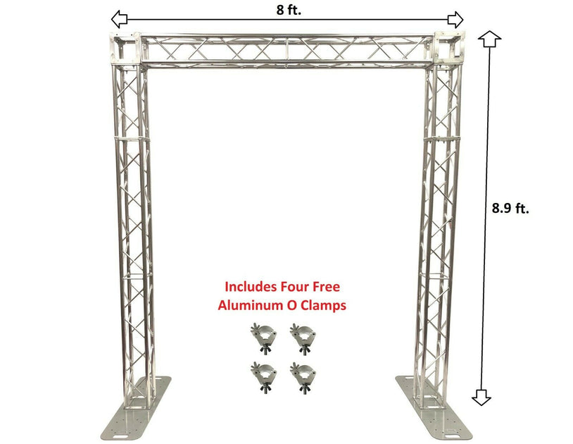 8.9 ft Height Square Aluminum Truss Goal Post System For DJ Lights Spe ...